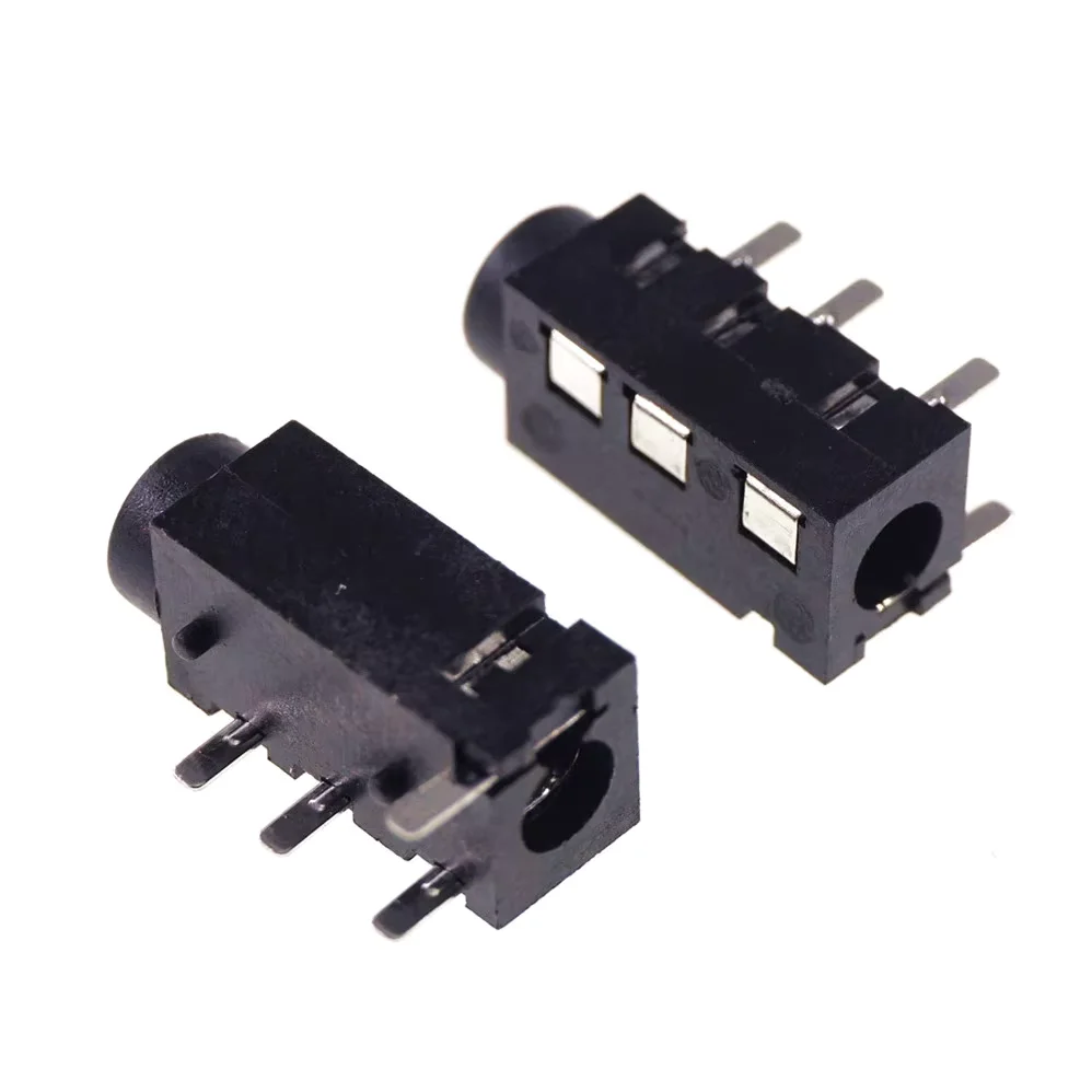 TRRS 3.5 MM Audio Jack Connector Through Holes PCB Horizontal 4 ...