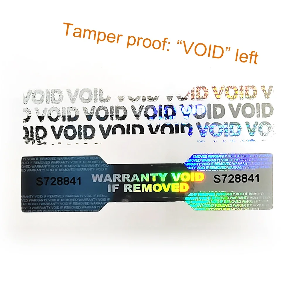 Custom OEM Void if Tampered Open Void Tamper Evident Label Security ...