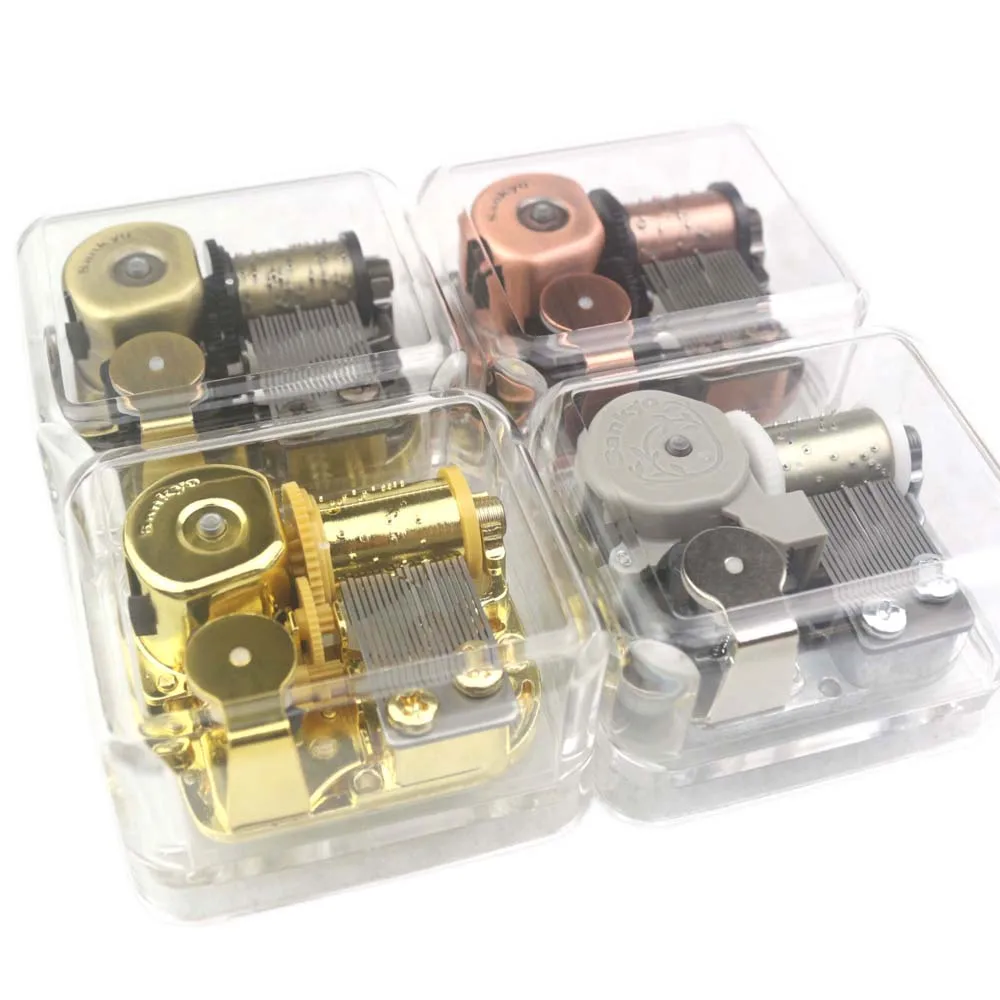 Wholesale Transparent Rectangle Acrylic Music Box