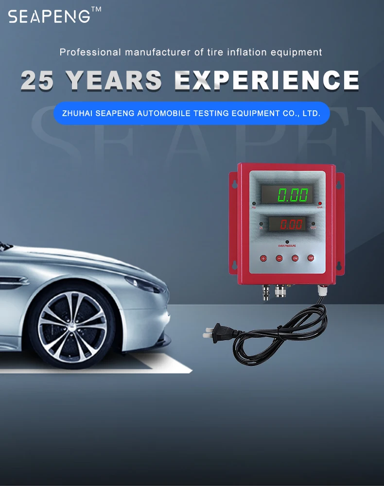 Wall Mounted Digital Tires Air Inflator Fully Automatic Tyres Inflators ...