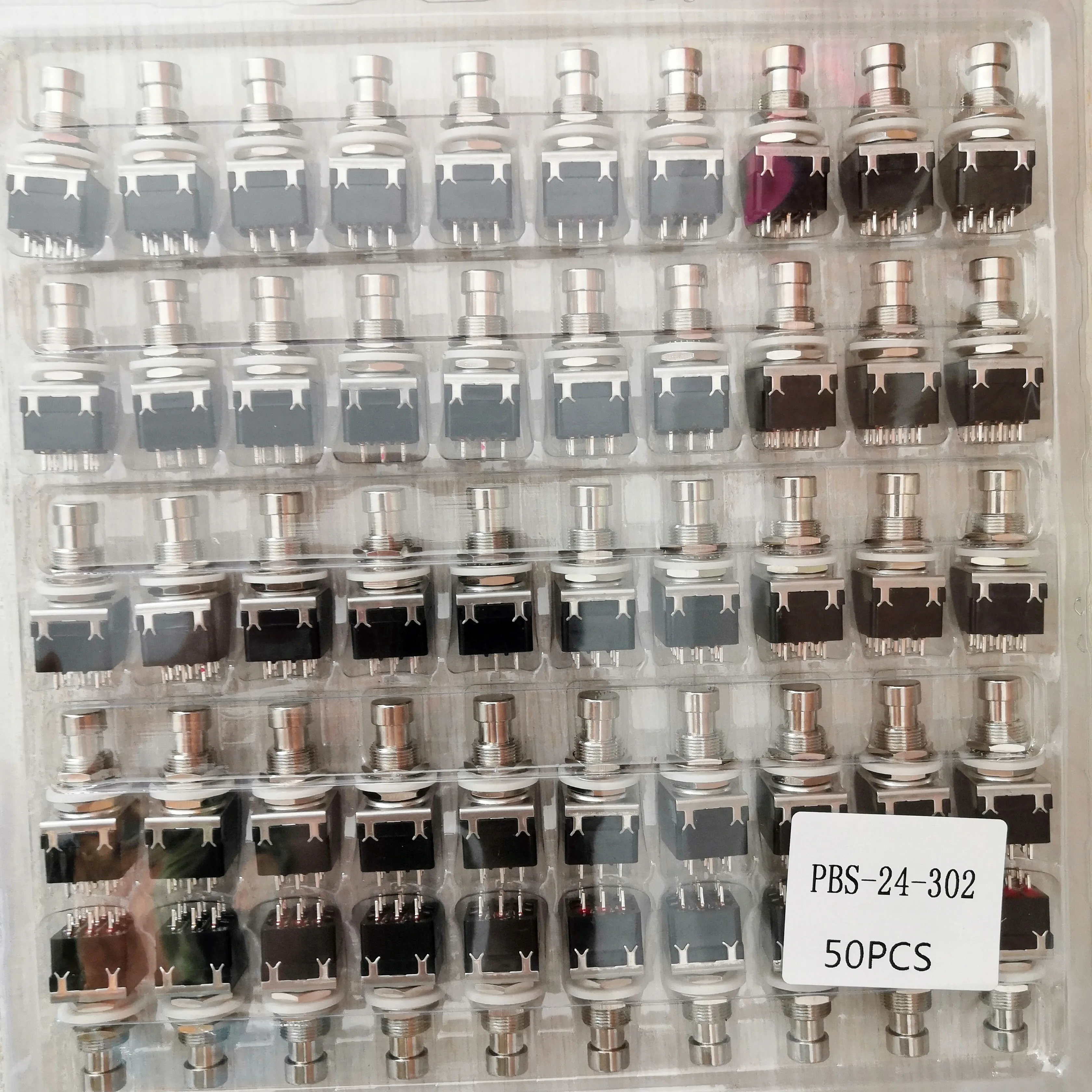 3pdt 9-pin Guitar Effects Stomp Pedal Switch Rohs Push Button - Buy ...