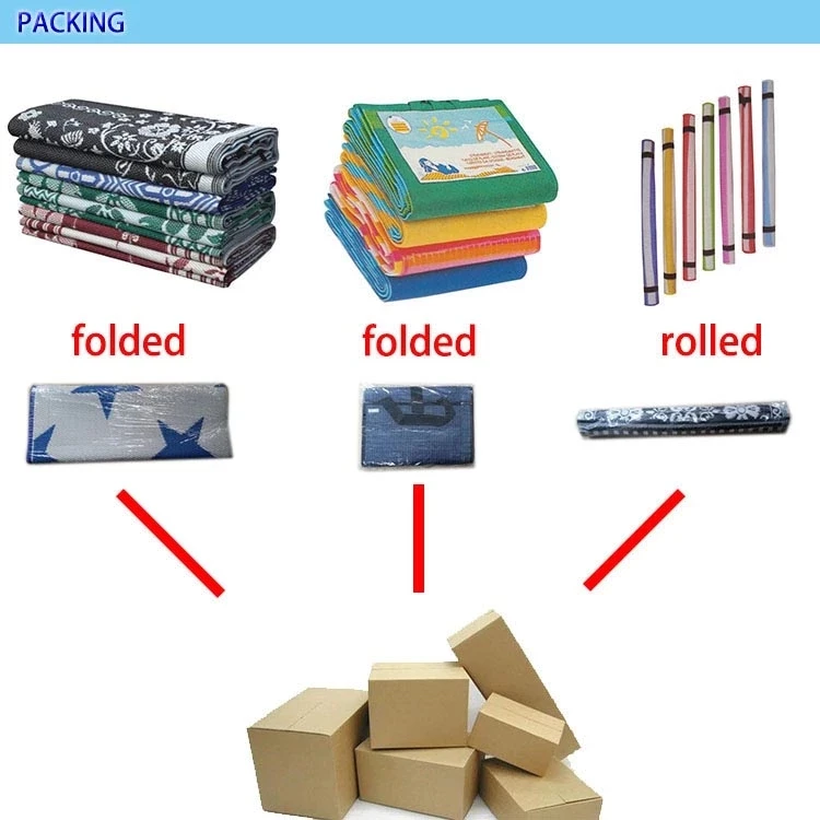 Plastic Recycled Pp Woven Mat Reversible Weatherproof Easy To Clean ...