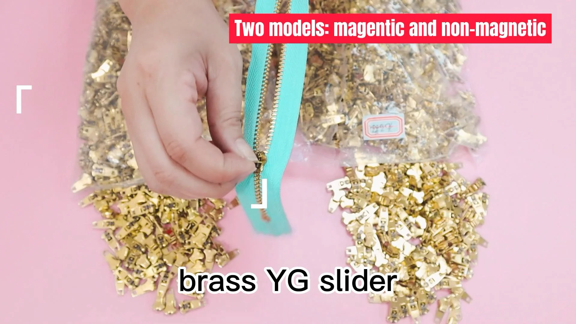 Professional Yg Metal Slider Zip Runner Yg Slider Puller For Jeans ...