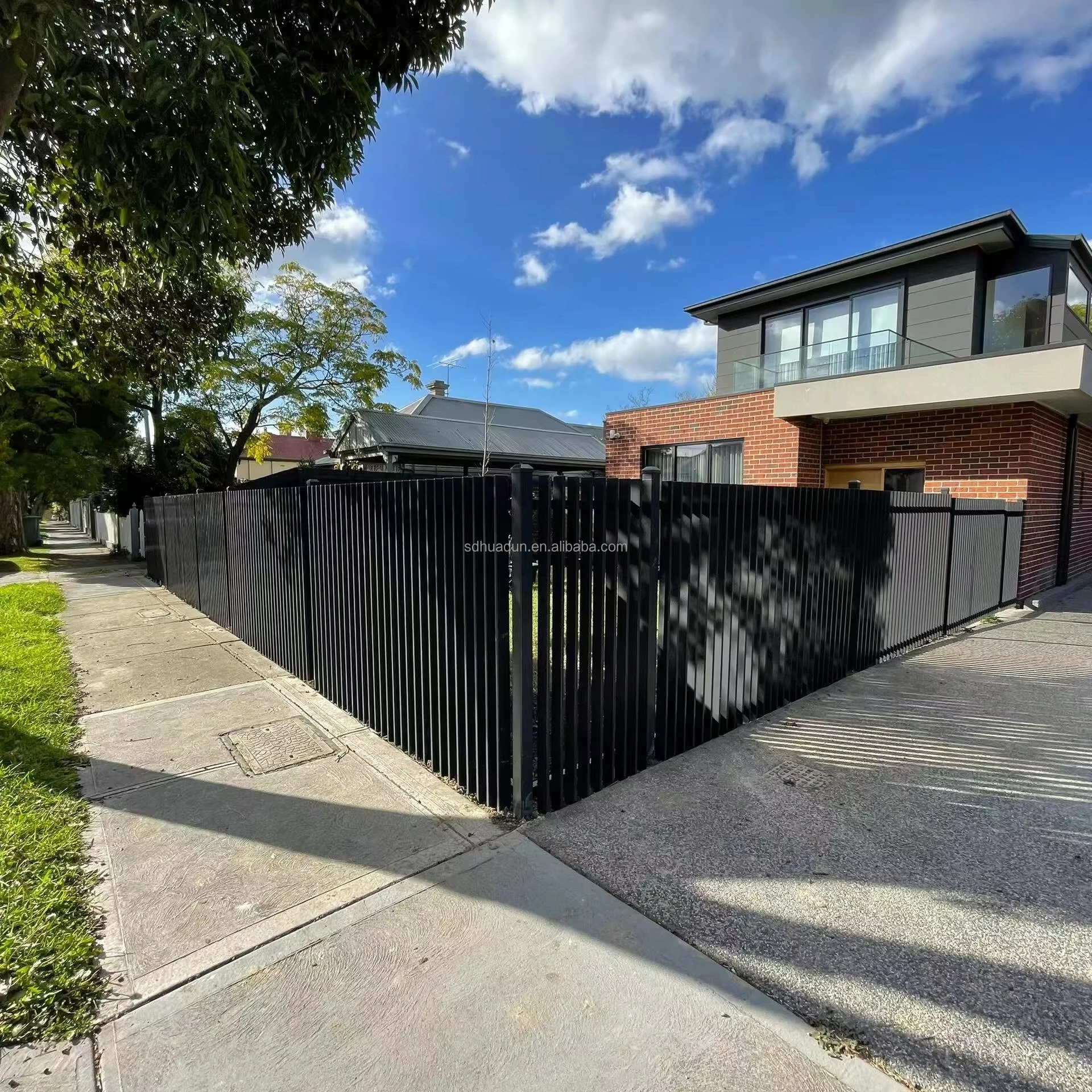 Rivacy Security Trellis Main Gate Outdoor 3D Aluminum Alloy Fence ...