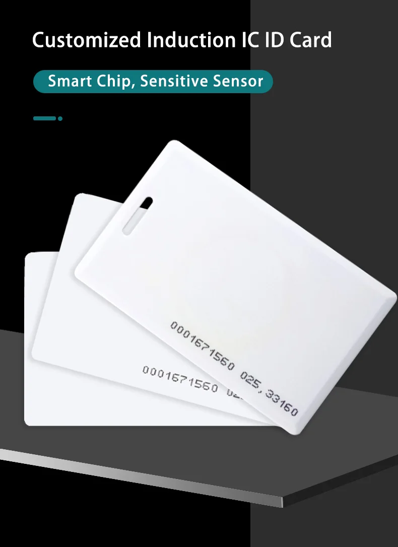 Customized Access Control Smart Card With High Frequency 13.56mhz ...