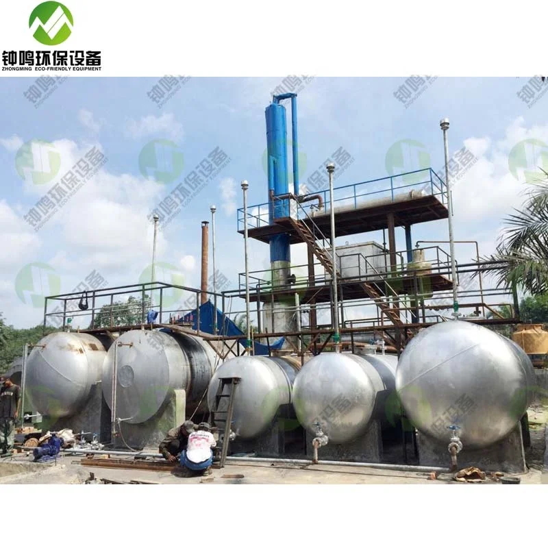Waste Transformer Oil Refinery - Pyrolysis to Diesel