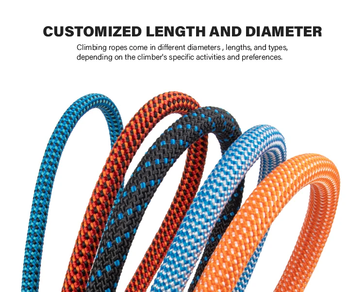 High Strength Polyester Nylon Braided Rope for Marine & Climbing