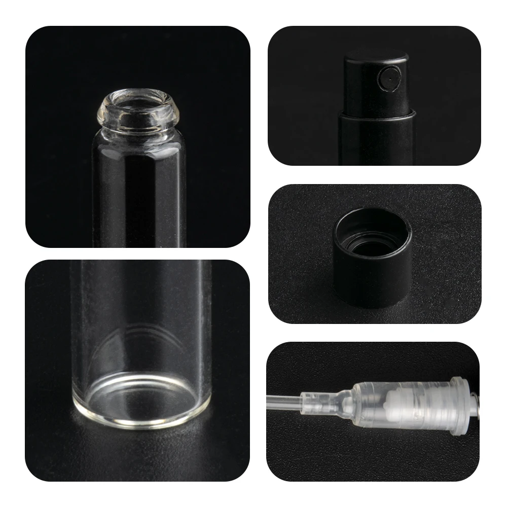 1ml 2ml 3ml 5ml Wholesale Clear Empty Refillable Essential Oil Mini ...