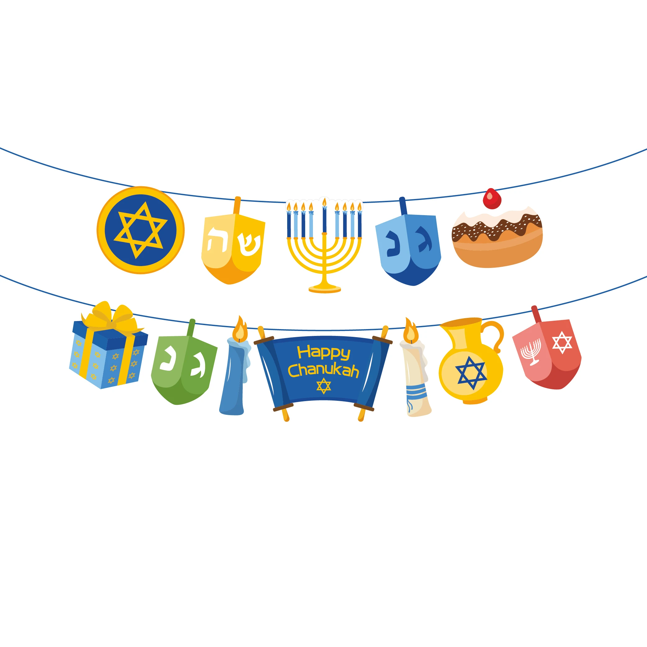 Hanukkah Border