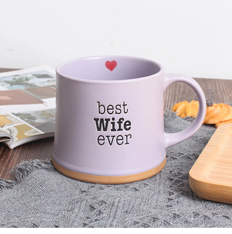 Custom Ceramic Mug Love Heart Inside Coffee Mug With Logo Printed - Buy ...
