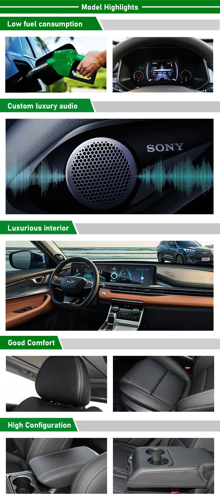 Chery Tiggo 2 3 4 5 6 7 3x T11 Pro Plus 2020 2021 2022 2023 Chirey Tigo ...