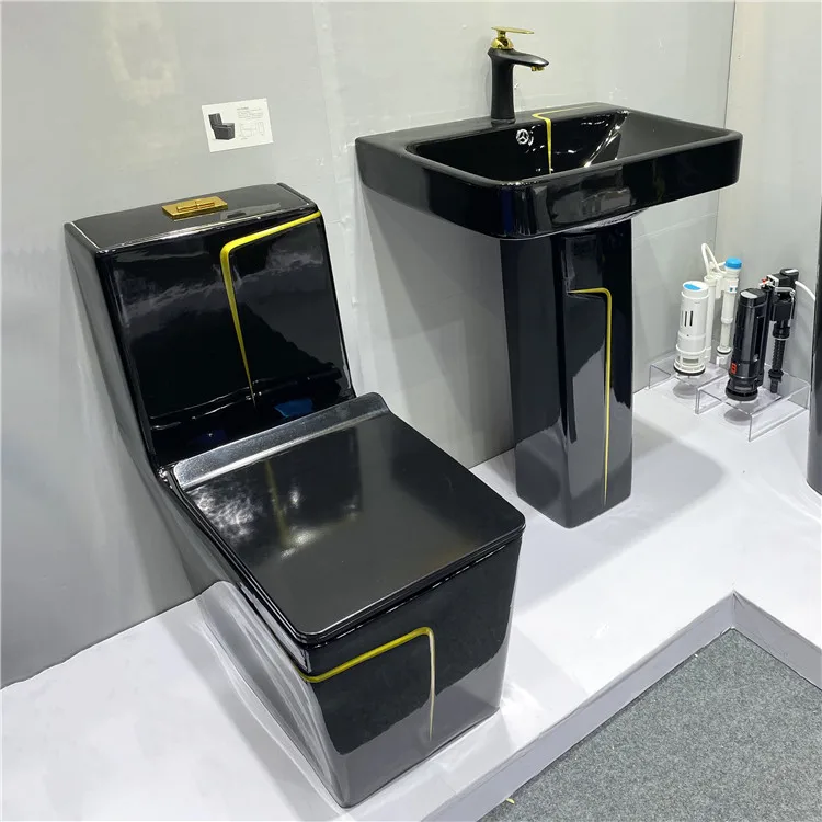 Square Shape Floor Mounted Wash Basin Toilet Commode Bathroom Sanitary ...