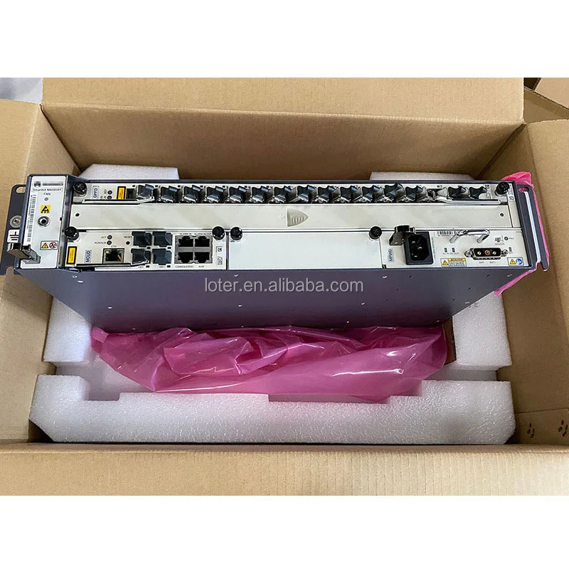 FTTH Optical Line Terminal 5608t GPON EPON 16 port GPFD mini olt AC+DC ...