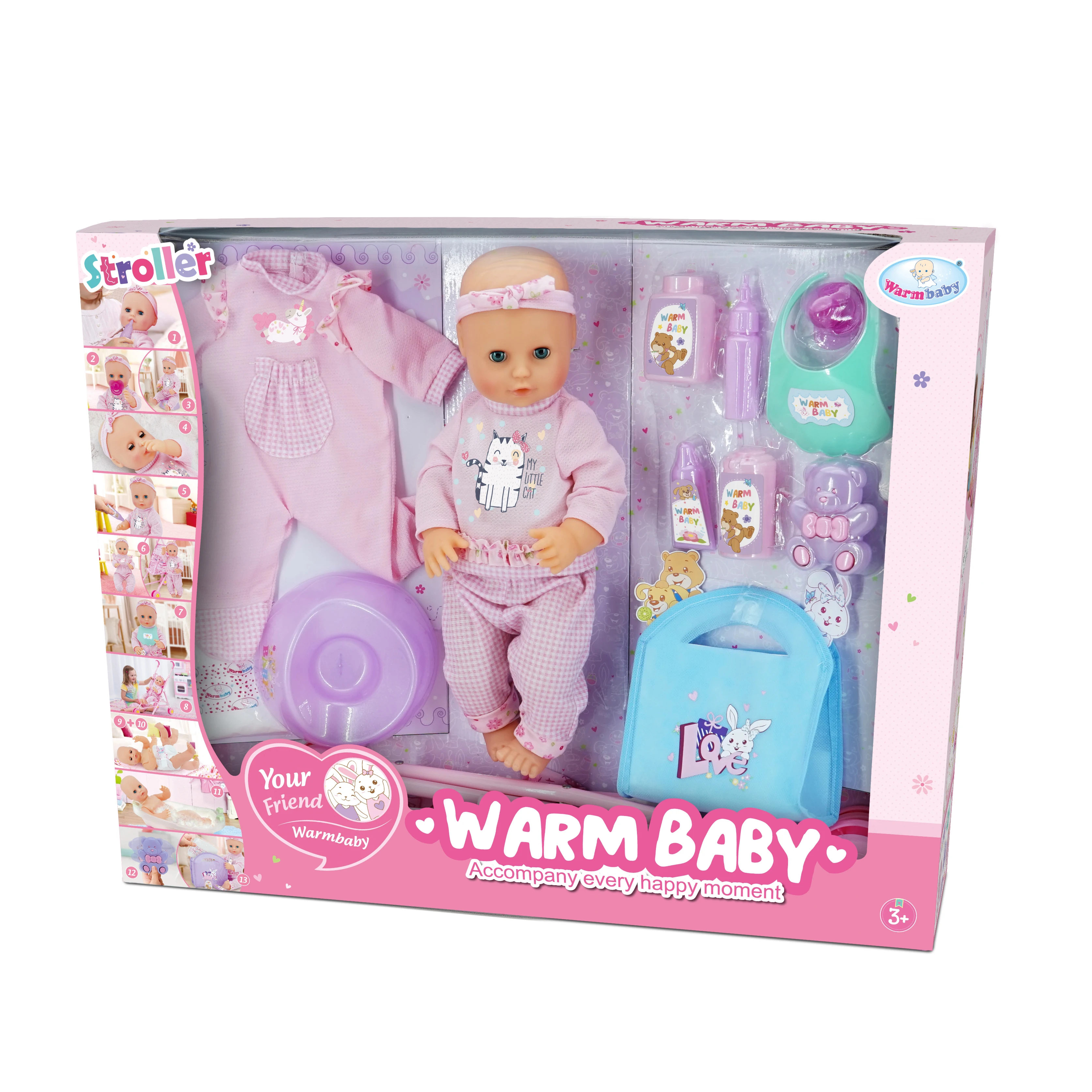 2022 girl birthday gifts 16 inch functional realistic reborn baby doll ...
