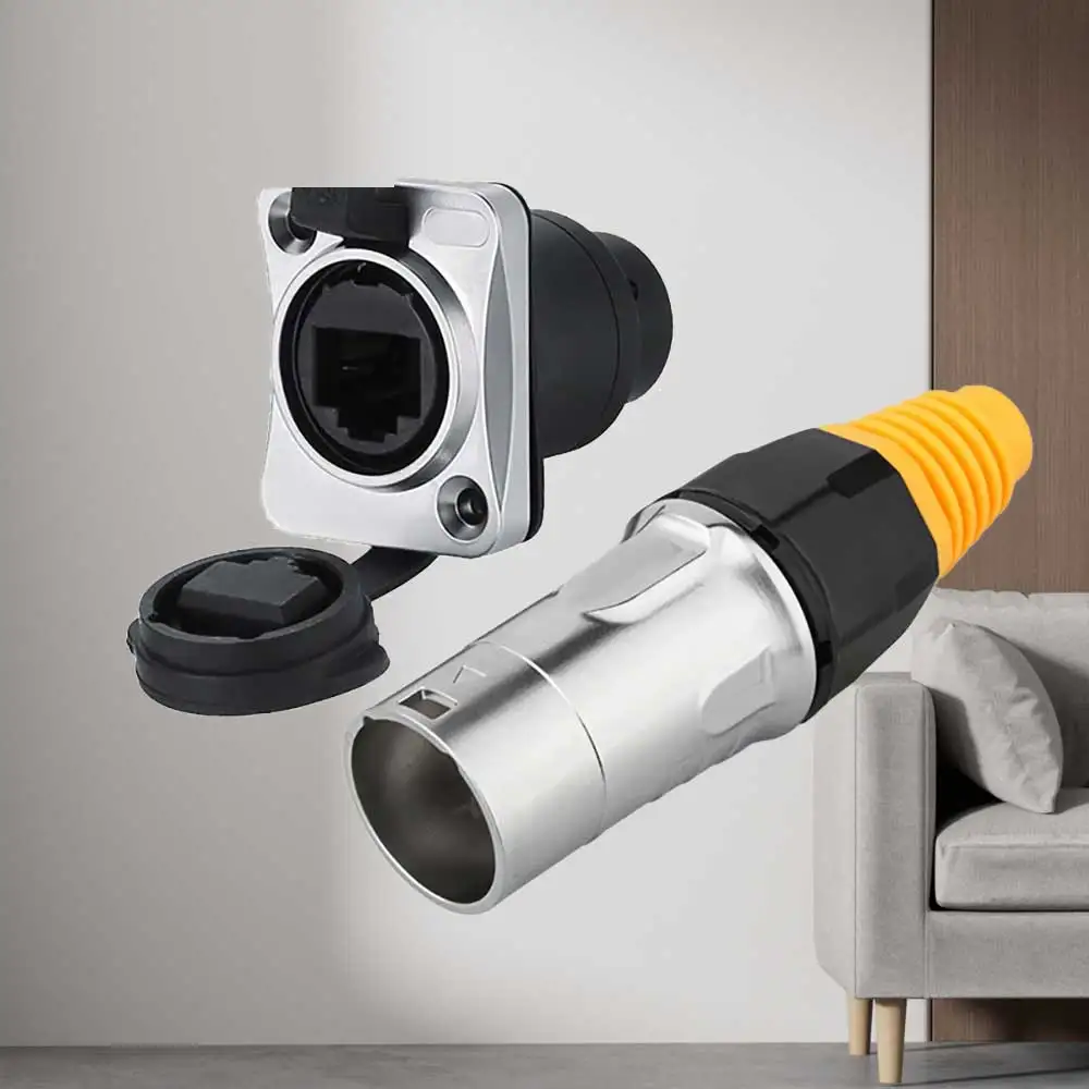 Oswell Male Female Connector Waterproof Indoor And Outdoor Modular Plug ...