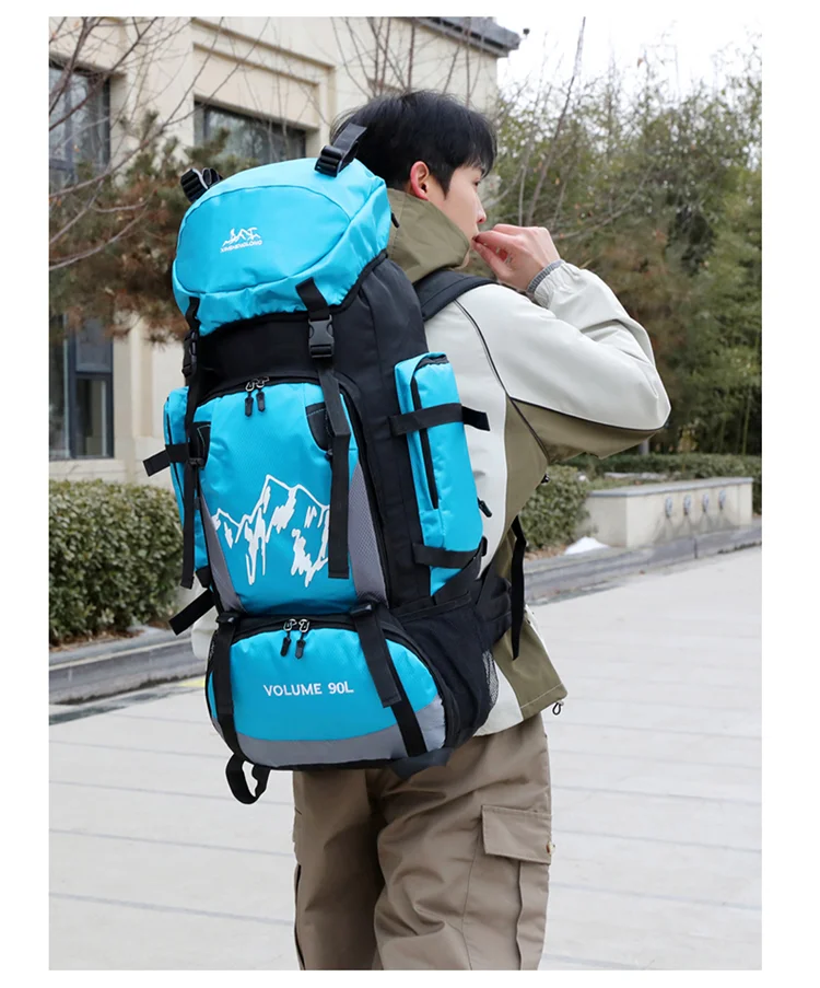 Waterproof Outdoor Mountain Climbing Top Backpack,Hiking Camping Travel ...