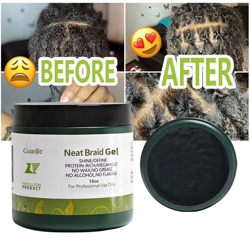 16 Oz Neat Braid Private Label Loc And Twist Non Residue Braiding Gel ...