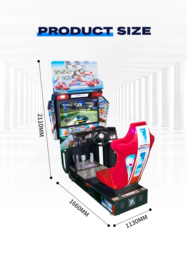 Wholesale 32 Inch Outrun Coin Operated Car Race Arcade Games Machine ...