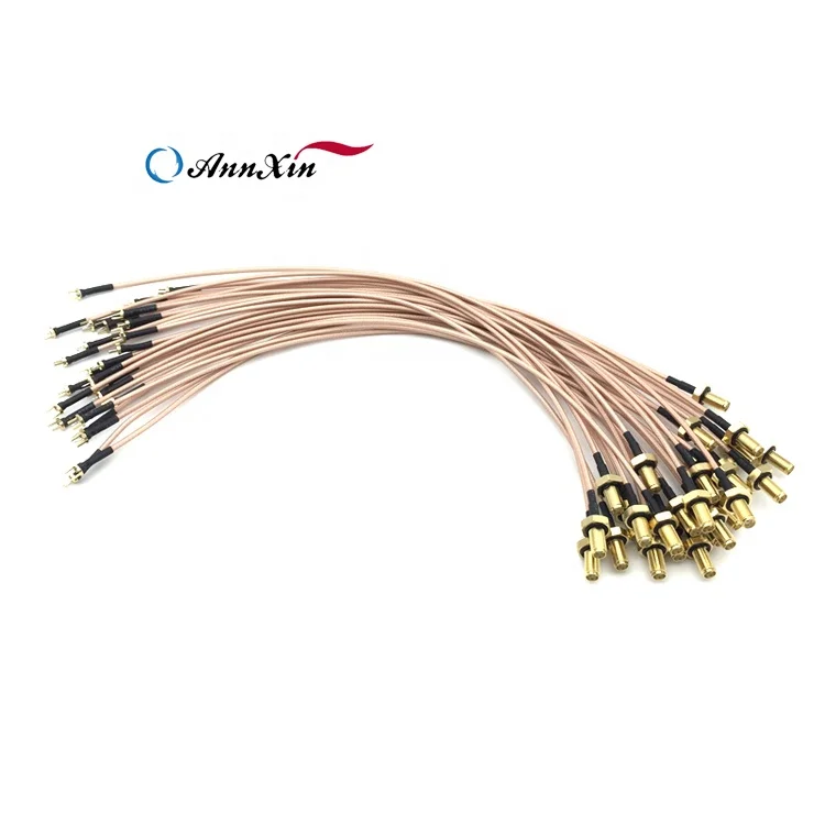 Customized MCX PCB Terminator to SMA Female Bulkhead With O-ring 350mm ...