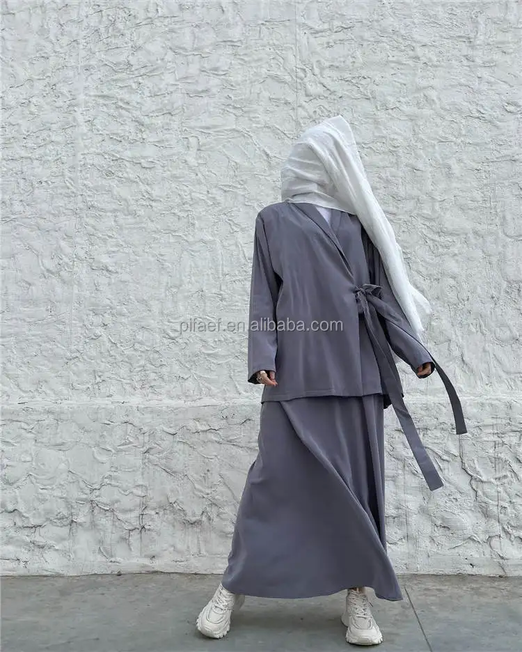 Premium Islamic Clothing Prayer Modest Shawl Neck Long Sleeves Wrap ...