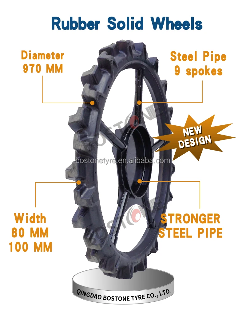 New Rice Trans Planter Tractor Iron Wheels Agricultural Farm Boom ...