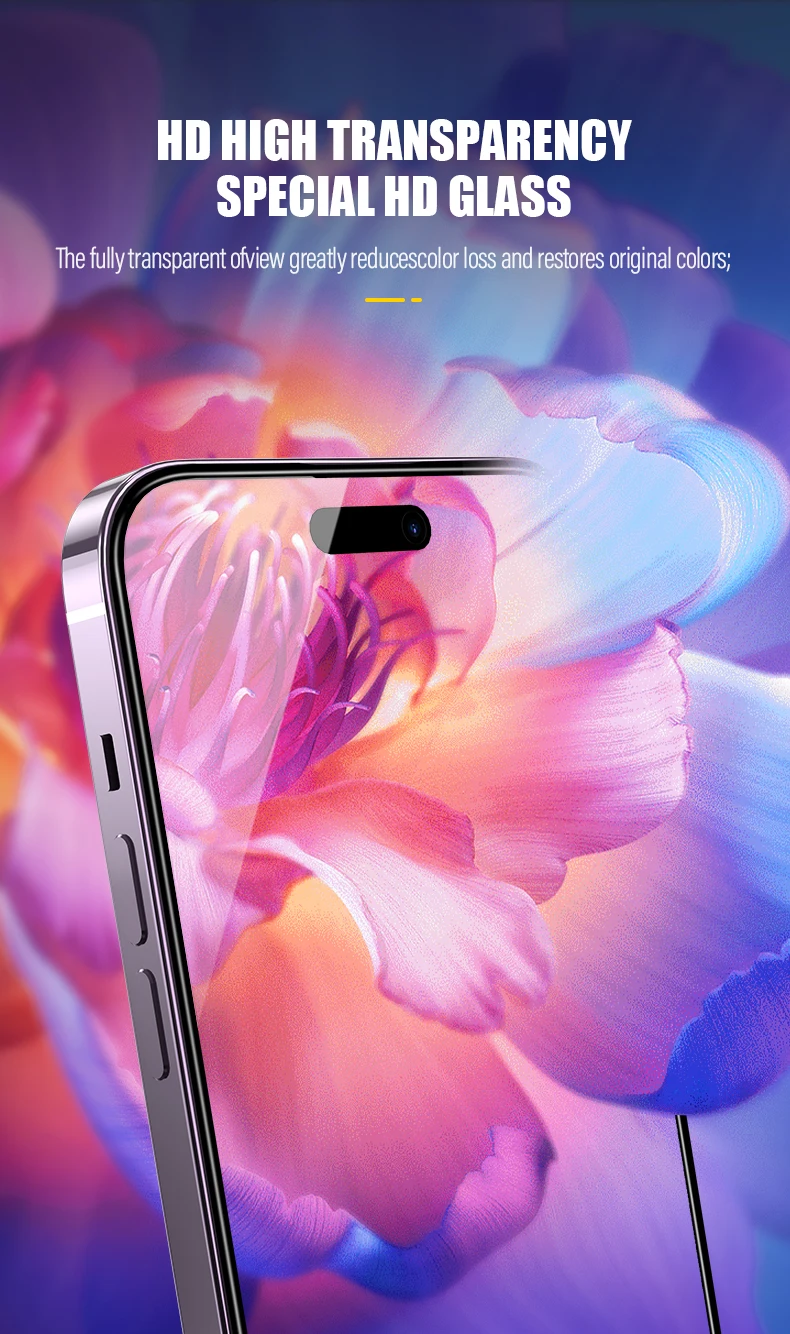 New Kingkong Easy Install 2.5d Hd Clear Screen Mobile Phone Protective Film Glass Protector For ...