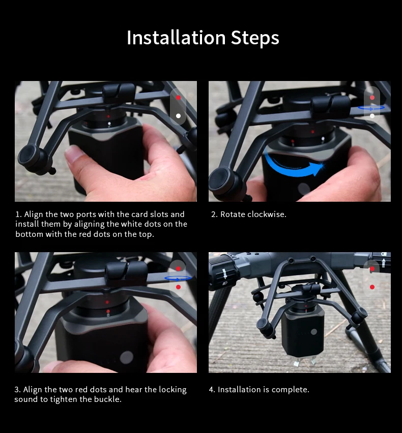 Airdrop System 15kg for M350 RTK M300RTK Quick Release Thrower