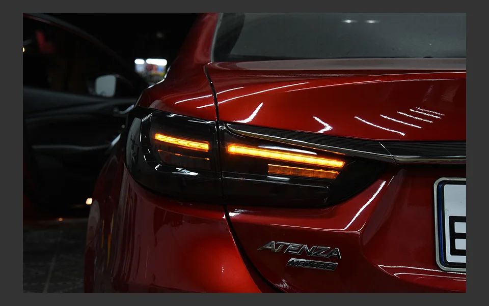 Mazda 6 2012-2019 LED Tail Lights with Dynamic Signal & Brake Lights ...