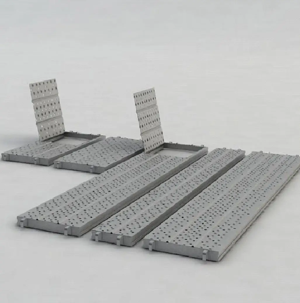 Aluminum Scaffold Planks with Trapdoor Plywood - Stable & Durable