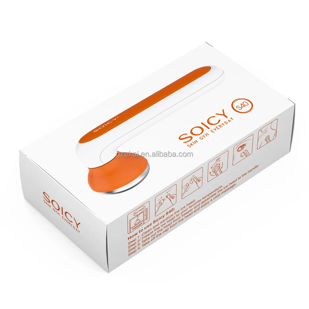 Two Roller Head Soicy S40 Beauty Ice Facial Roller Ice Skin Care Tools - Buy Ice Roller,Derma ...