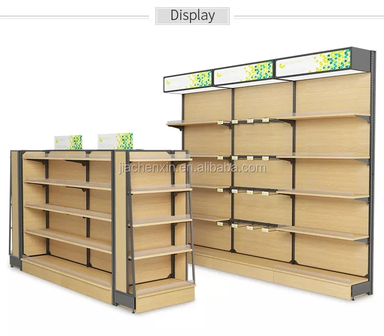 Adjustable Disassembled Mini Supermarket Gondola Shelving Retail ...