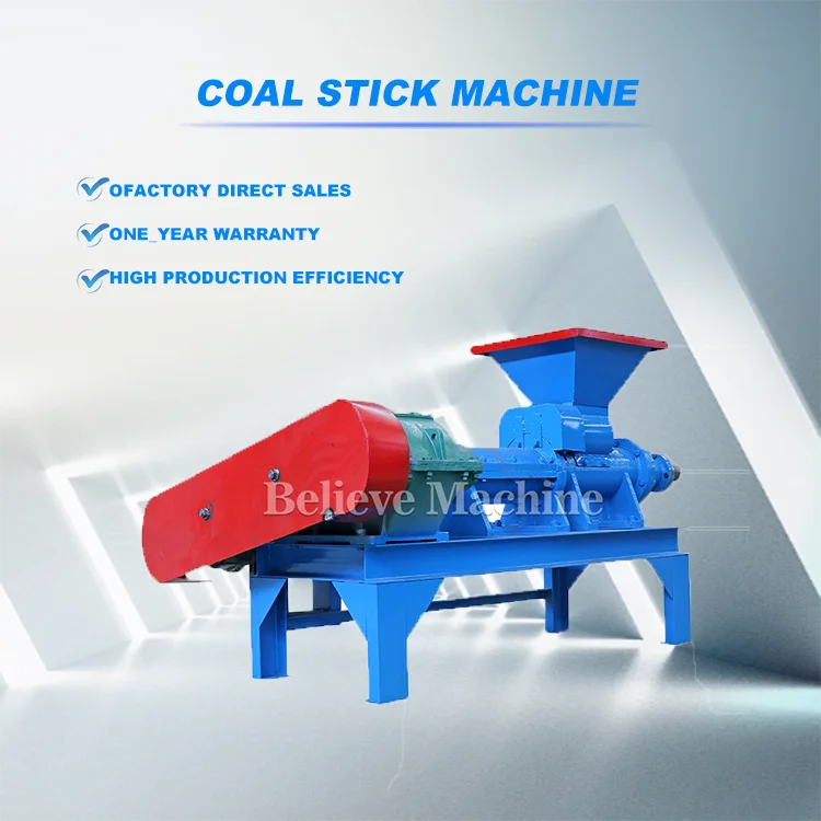 Charcoal Briquette Making Machine - High Productivity
