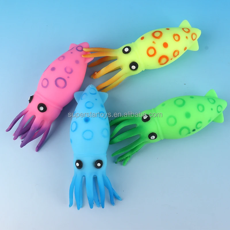 Squishy Squid Stress Toy - Sensory Fidget for Anxiety Relief