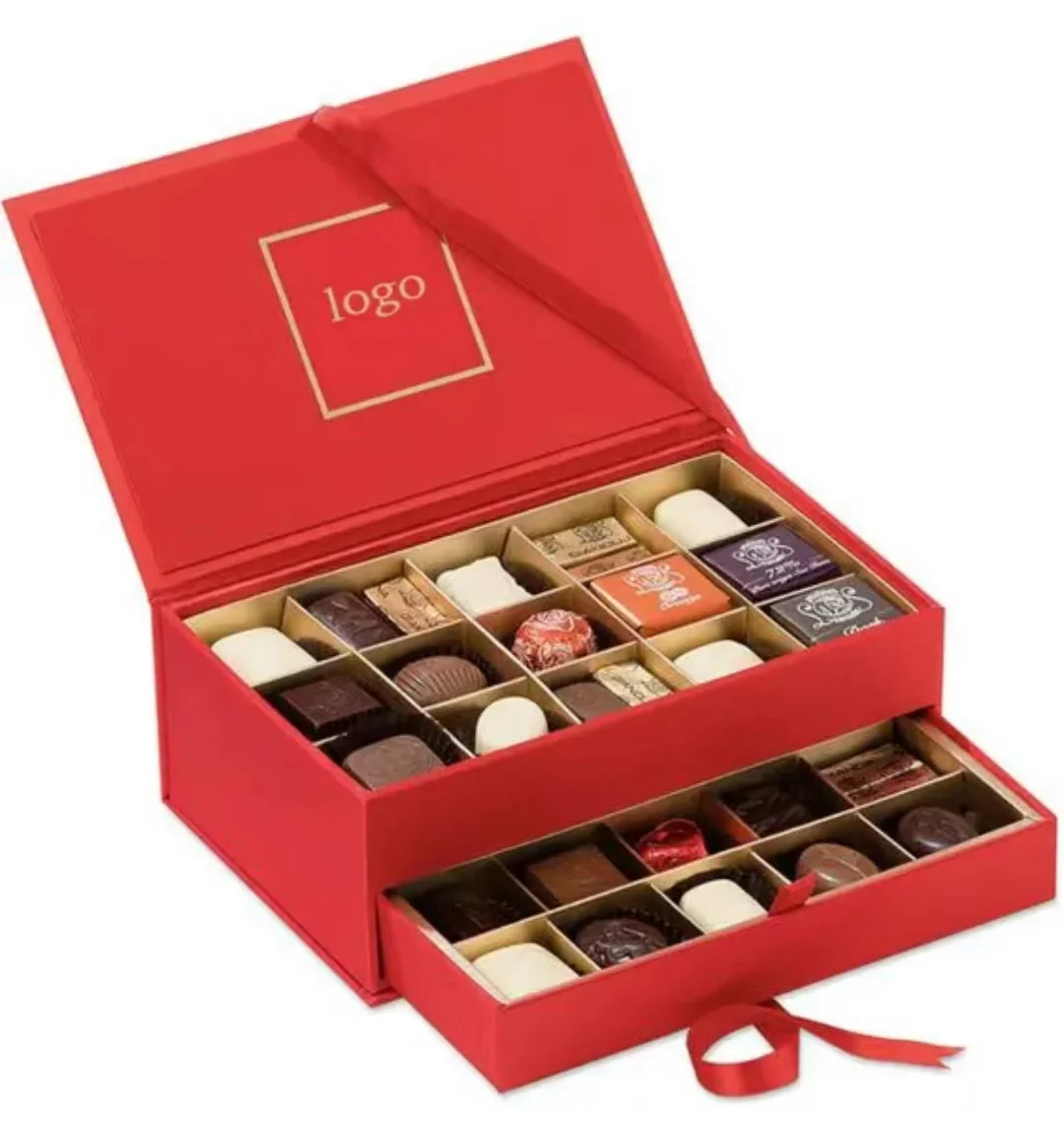 Luxury Chocolate Gift Boxes with Removable Dividers