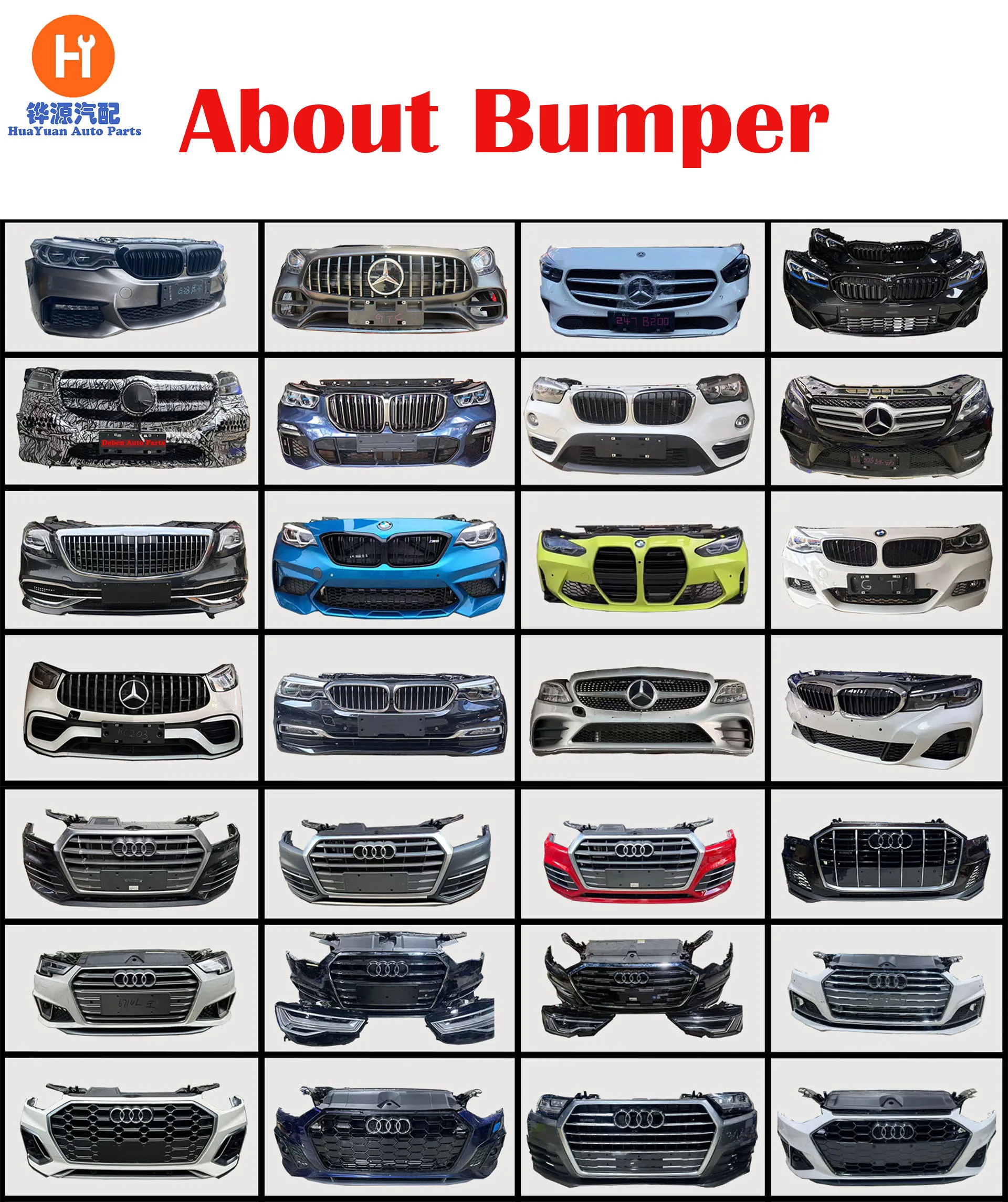 RS5 B9 Upgrade B9.5 Old Style Modify New Front Bumper with Grille for ...