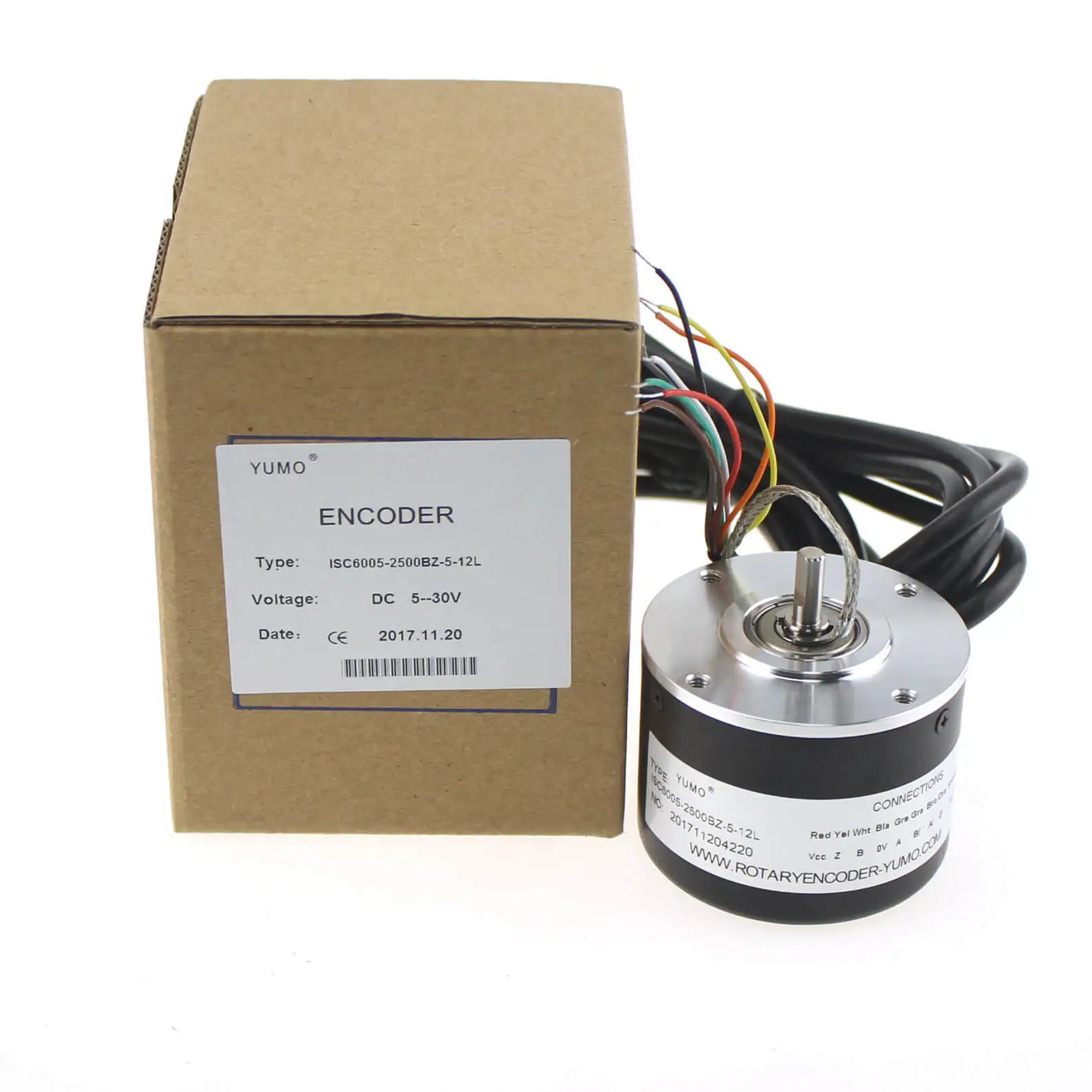 Codificador Rotativo De Eje Óptico Isc6005,6mm,Sensor De Fotocélula ...