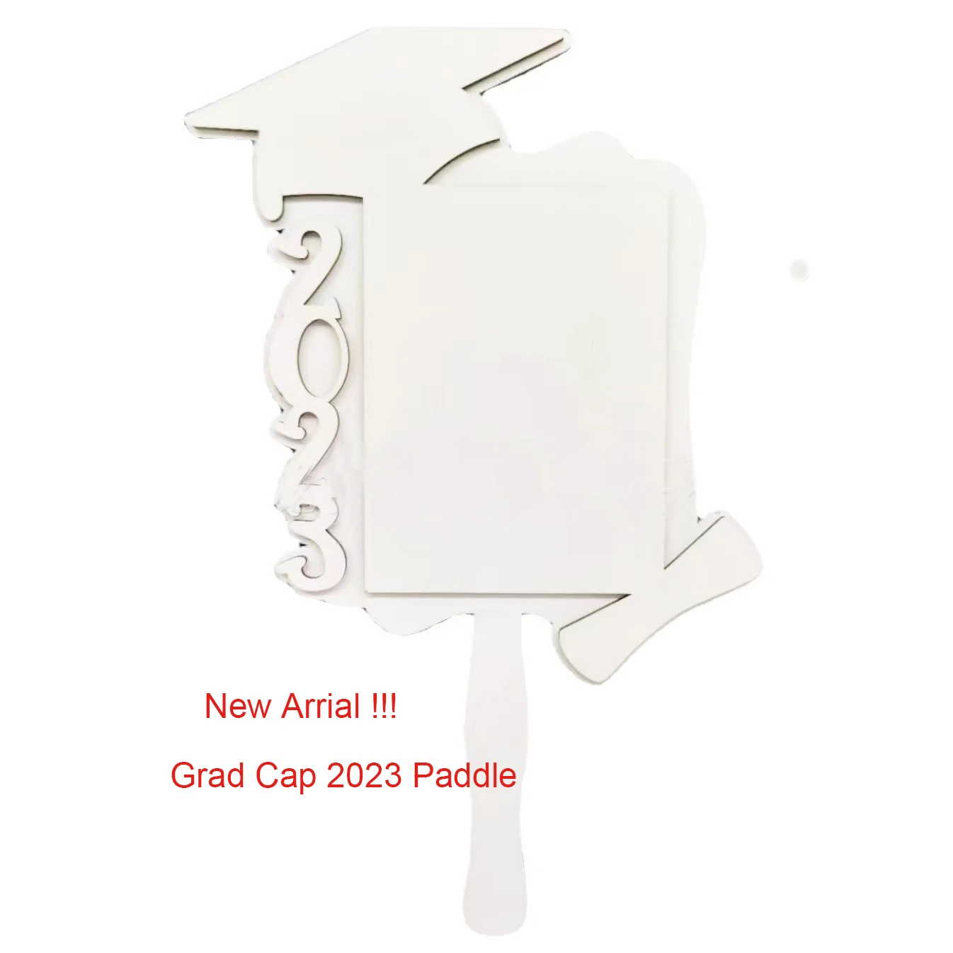 Sublimation Custom Printable Wooden Mdf Graduation Grad 2023 Cap Paddle ...