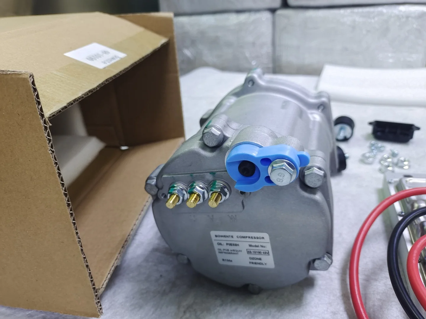Universal Electric Car AC Compressor - 12V to 48V