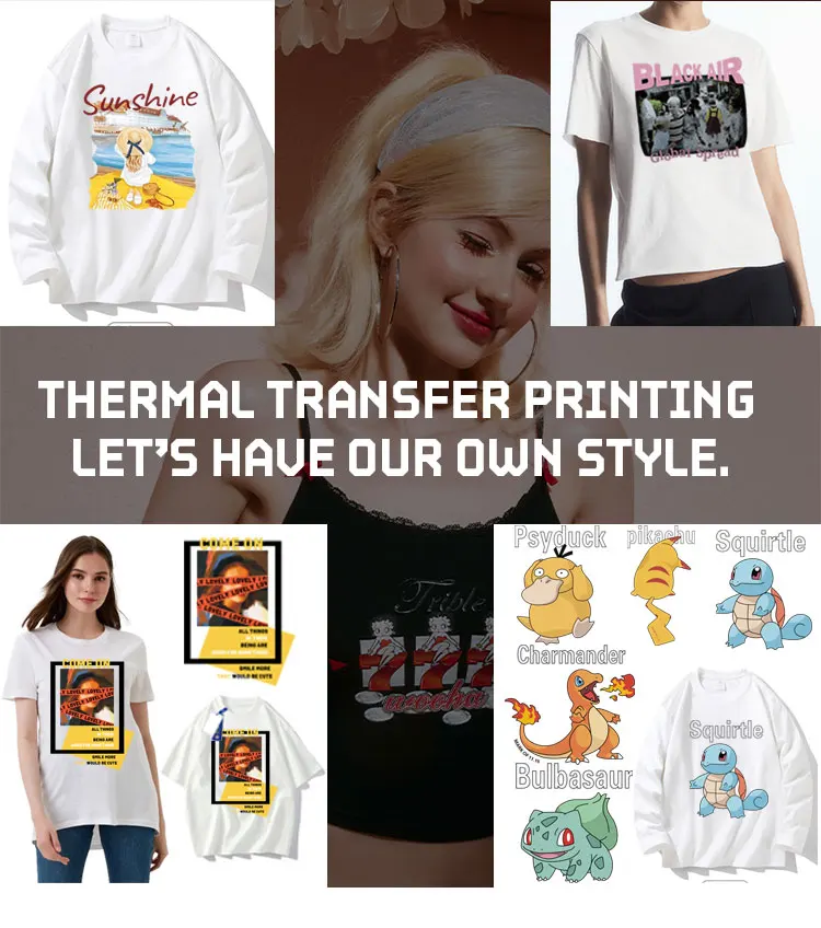 Custom Full Color Plastisol Print Offset Dtf Heat Transfers Gnome ...