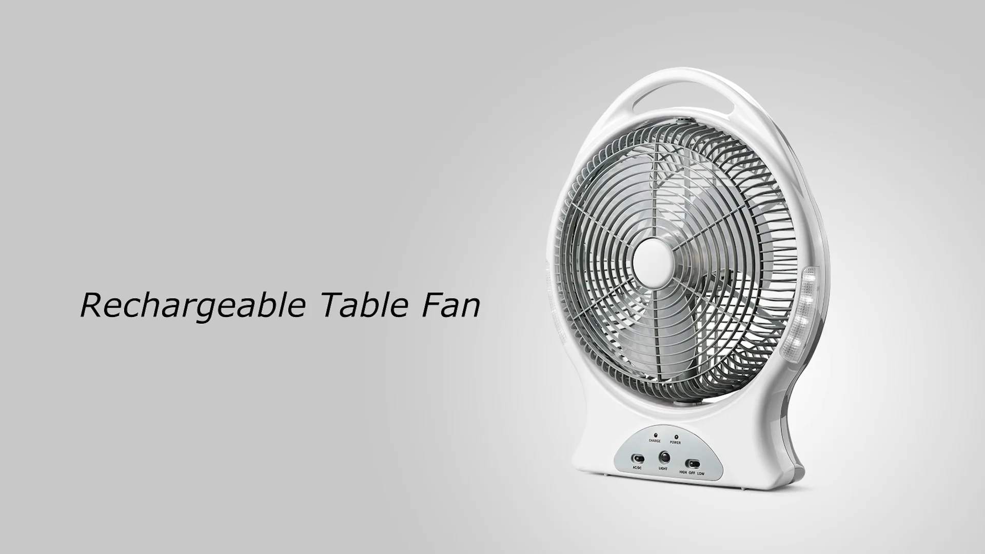 12inch Portable Box Fan Table Camping Fan Rechargeable - Buy 12inch ...