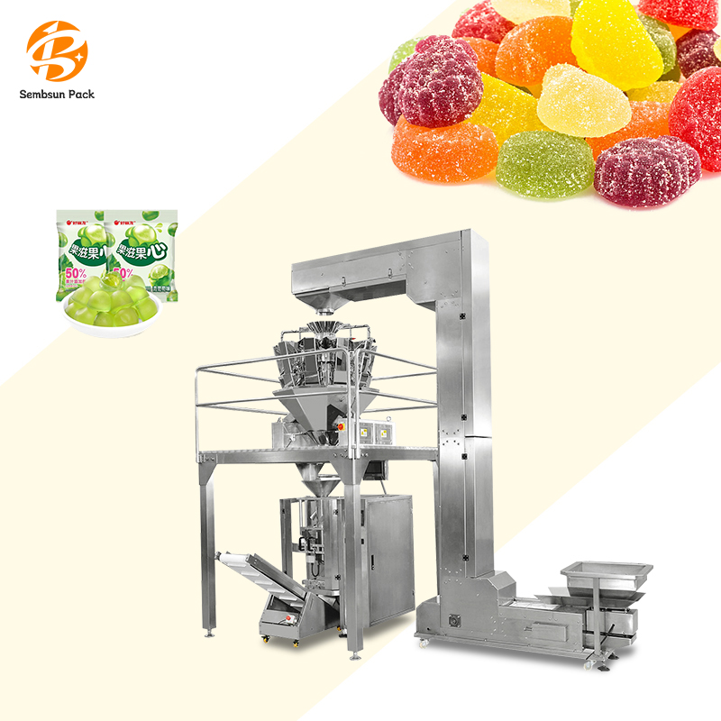 Automatic Ice Candy Sachet Packaging Chocolate Gummy Vertical Jelly ...