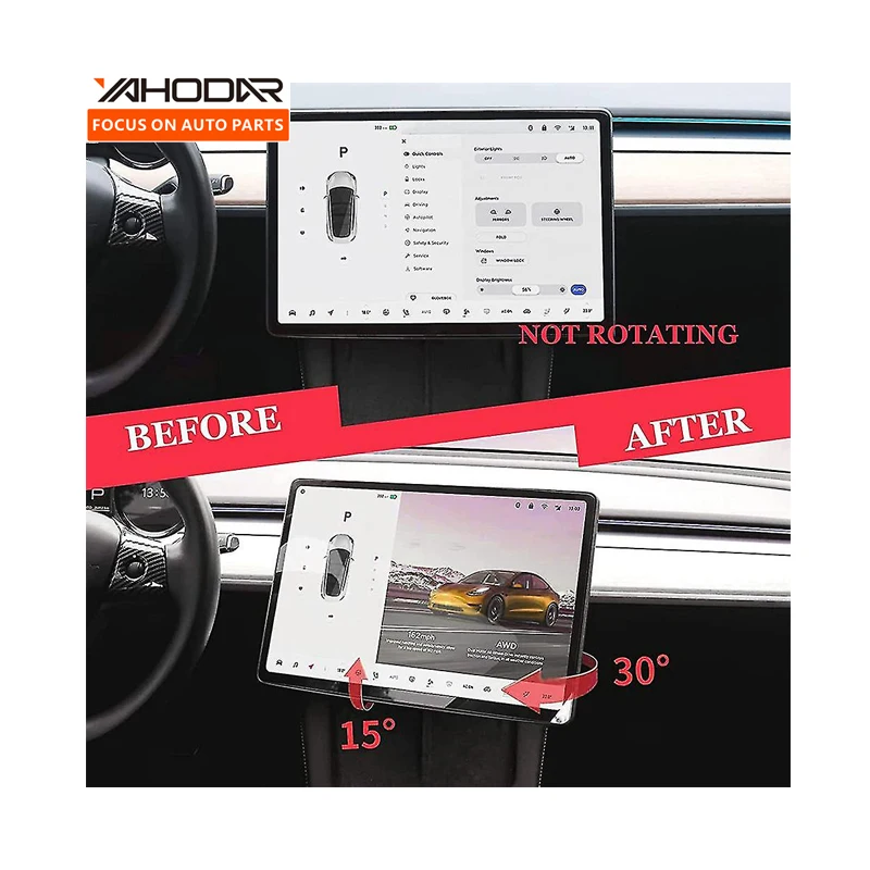 Car Accessories 2024 Center Console Display Screen Swivel Mount for ...