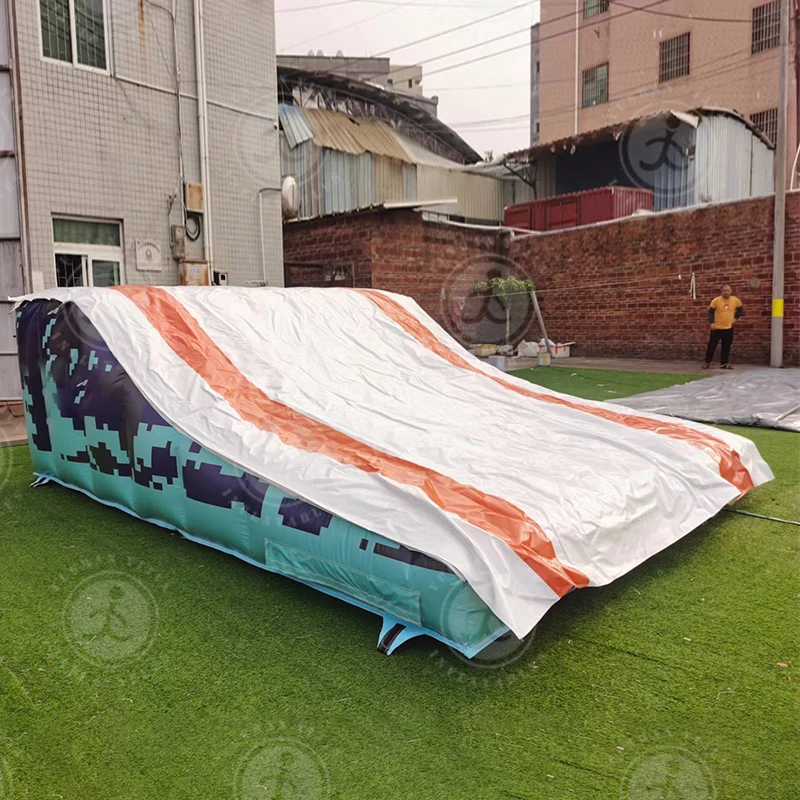 Freestyle Training Inflatable Airbag Landing Mountain Bike Inflatable ...