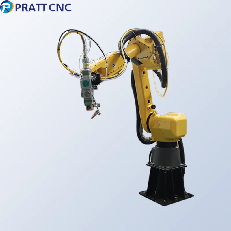 6 Axis Industrial Robot Arm CNC Fiber Laser Welding Machine