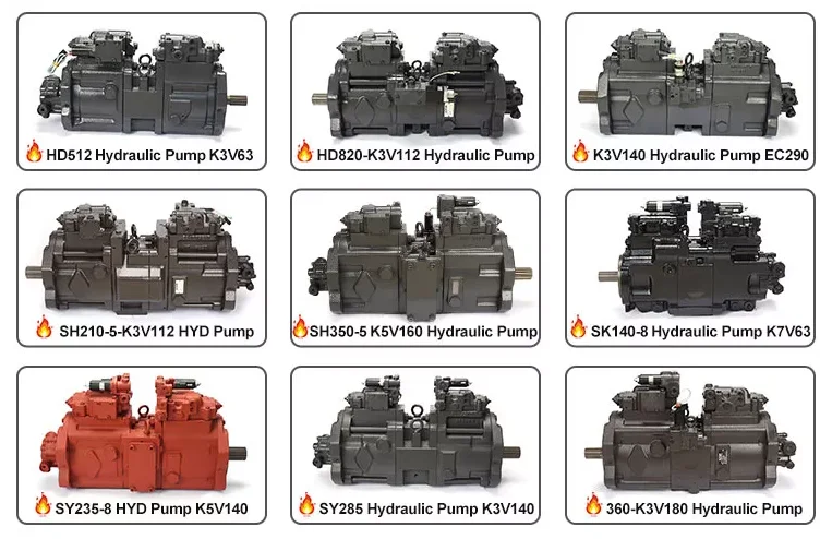 Kawasaki Excavator Hydraulic Main Pump K5v140 K5v140 For Sany Sy260 ...