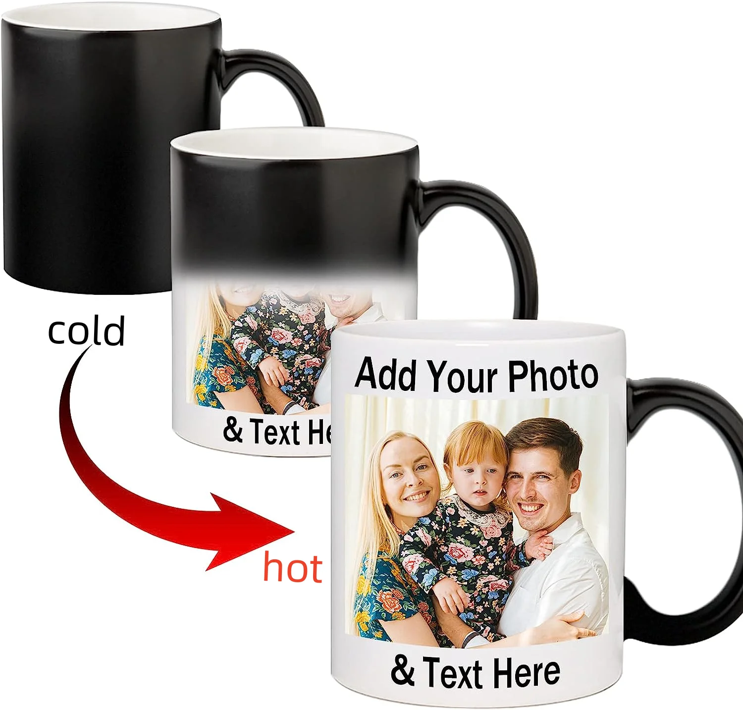 Magic Mugs - Color Changing Ceramic Cups for Christmas