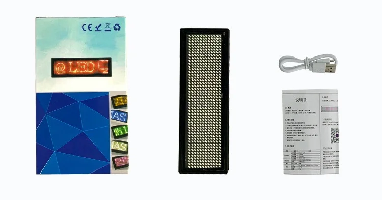 USB Rechargeable LED Name Badges - Brighten Your Events