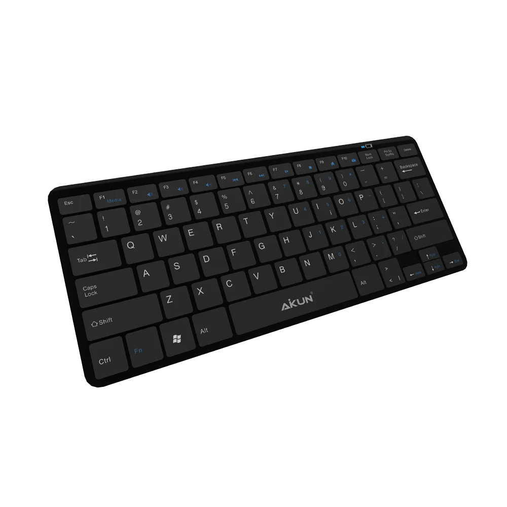 Wireless Cordless Thin Keyboard with Scissors Type Structure