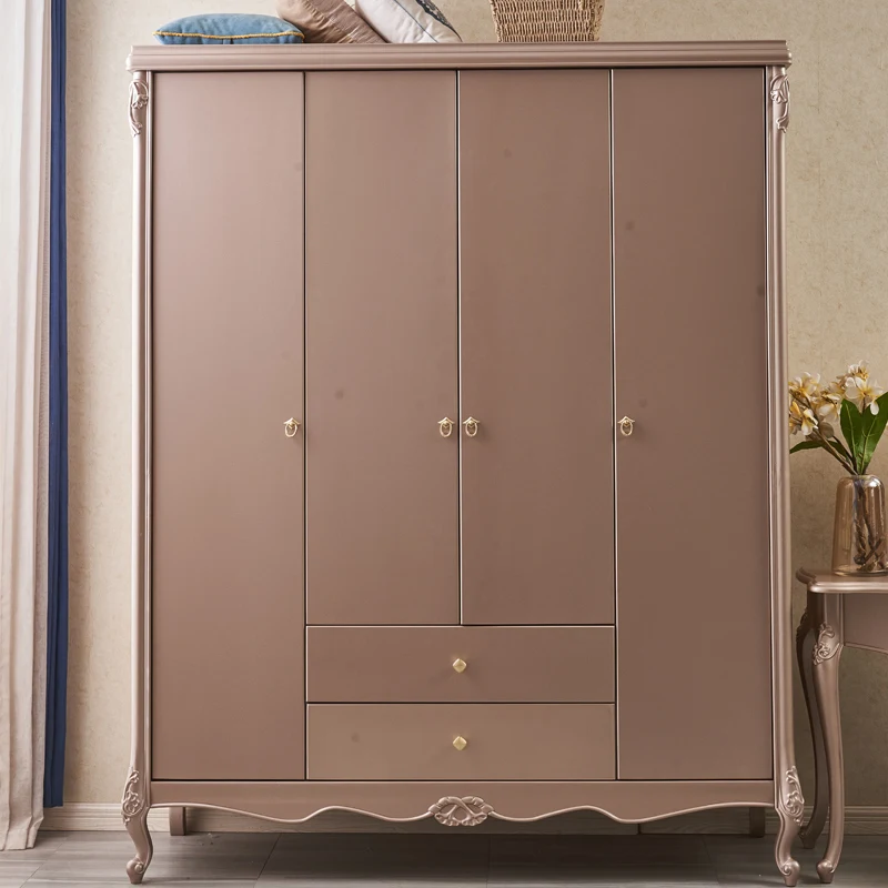 Italian Light Luxury Solid Wood King Big Bed Wedding Bed Queen Bed ...