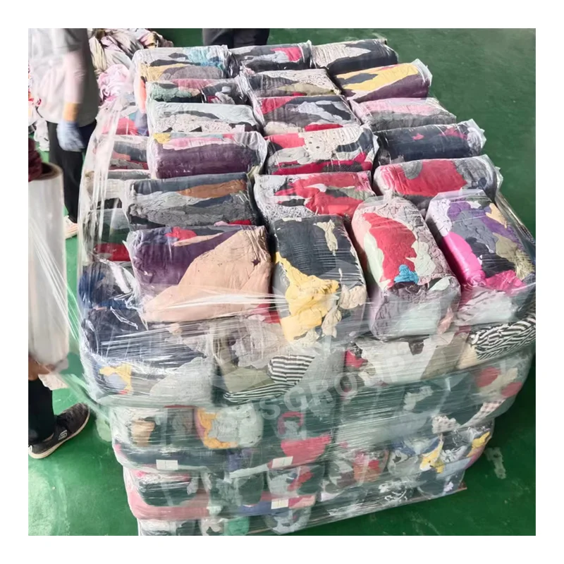 100 Cotton 10Kg 25Kg Paca De Trapo Industrial Multicolor 20Kg Wipe ...